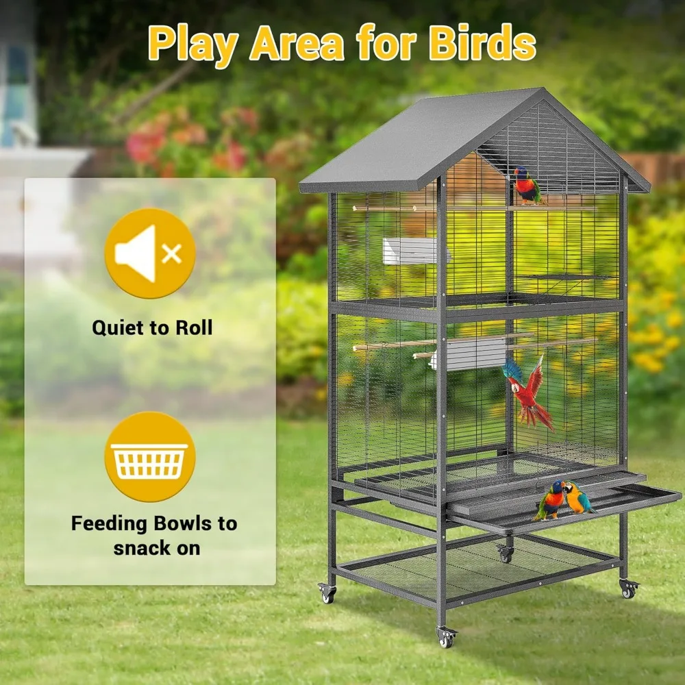 Double Bird Cage – Pet Planets Store