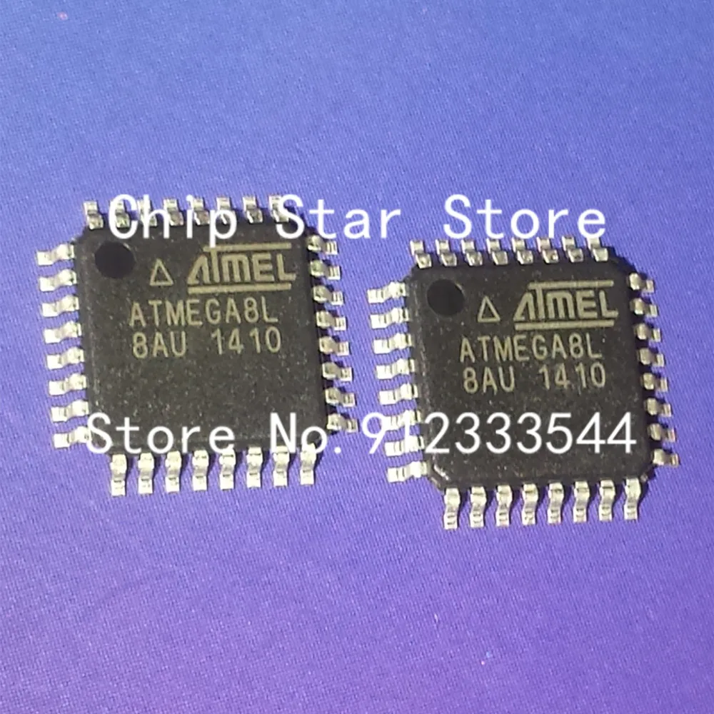 5-100pcs-ATMEGA8L-8AU-ATMEGA8L-TQFP32-8Bit-Microcontrollers-MCU-Low-Power-High-Performance-100 ...
