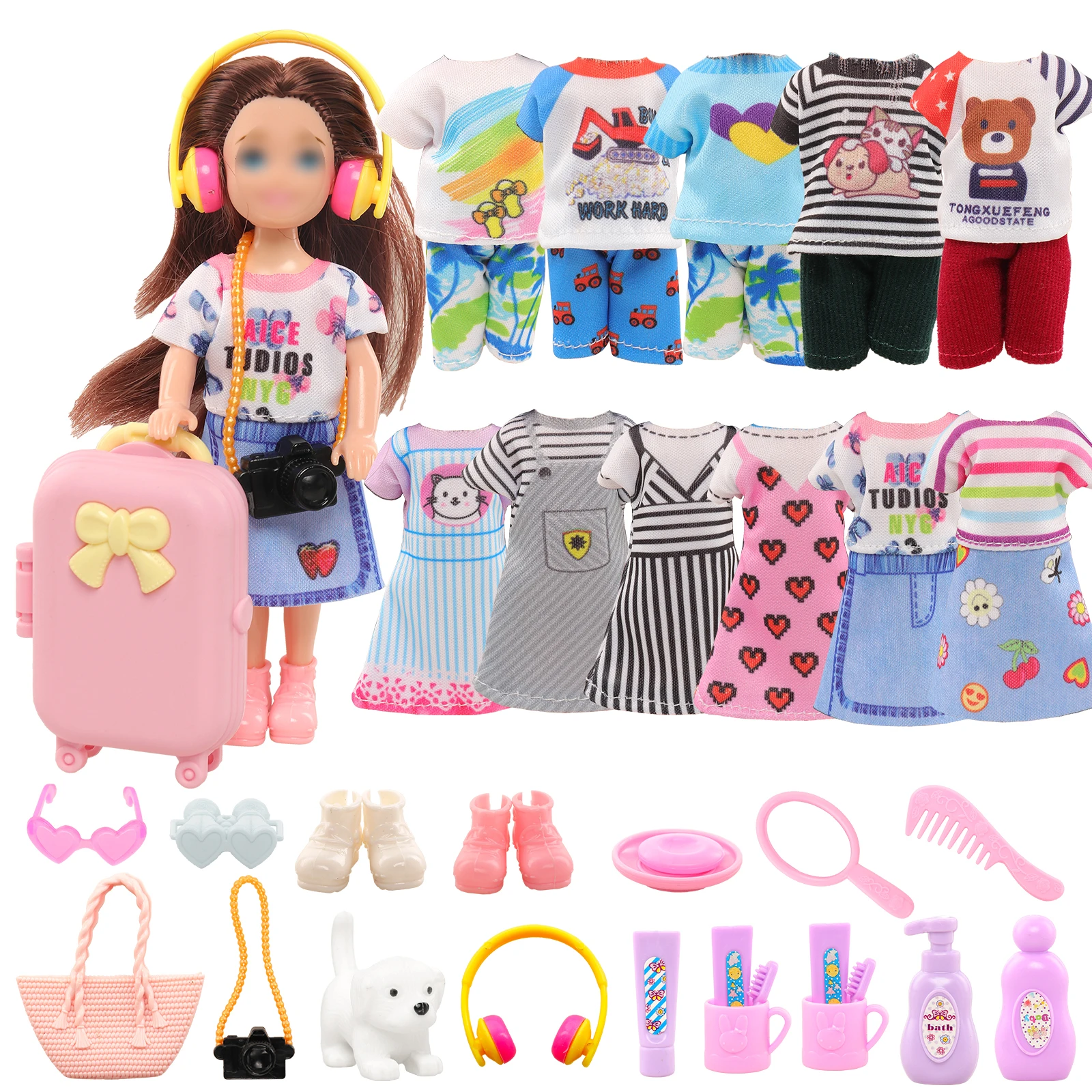 27-Pieces-5-4-Inch-Fashion-For-Chelsea-Doll-1-Suitcase-4-Travel-Set-4 ...
