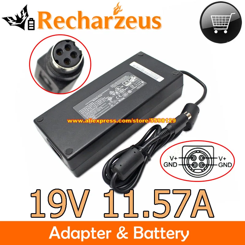 Genuíno 19v 11.57a 220w fsp adaptador ac FSP220 ABAN2 9na2200401 ...