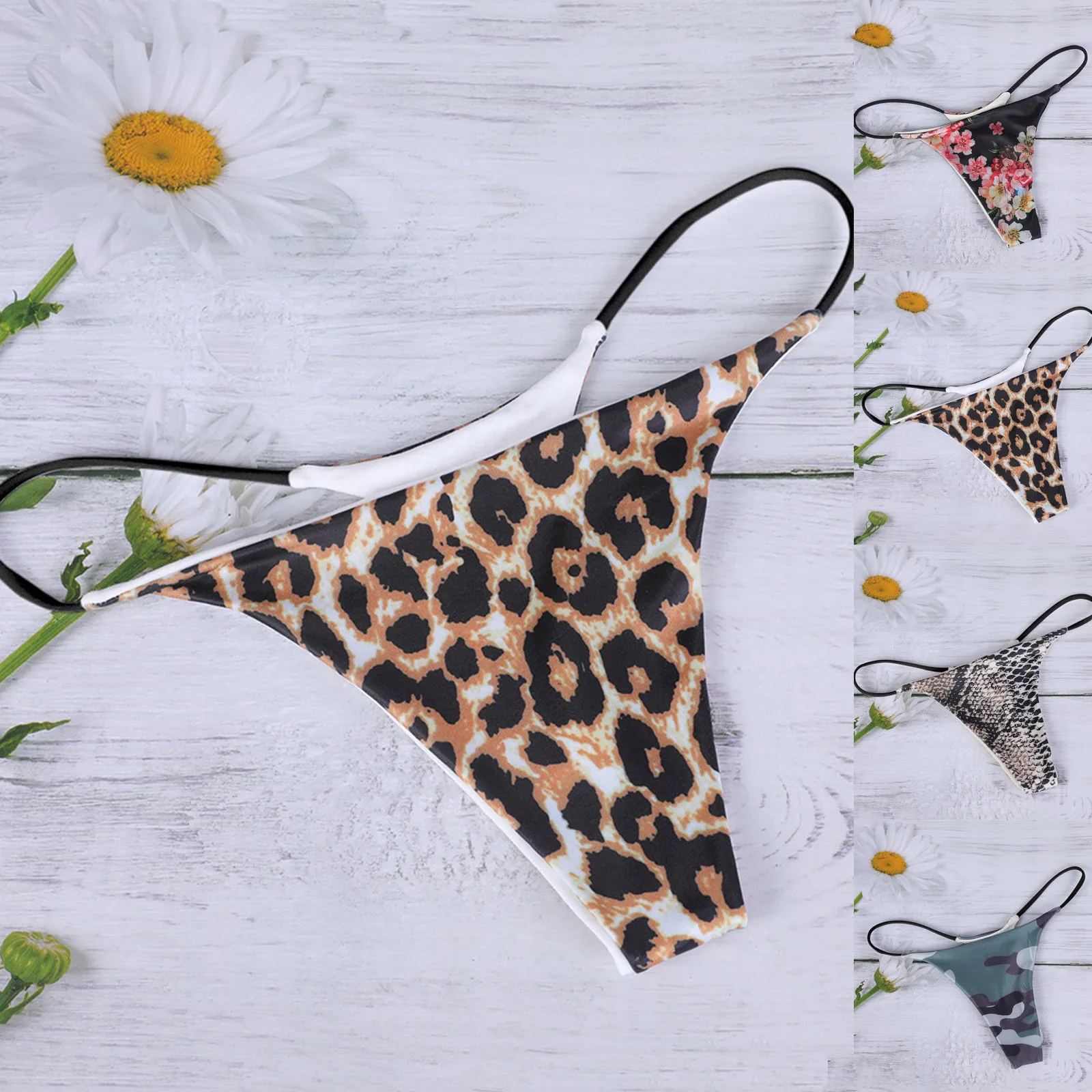Sexy-Women-Leopard-Bikini-Bottoms-Thong-G-string-Swimwear-Female ...