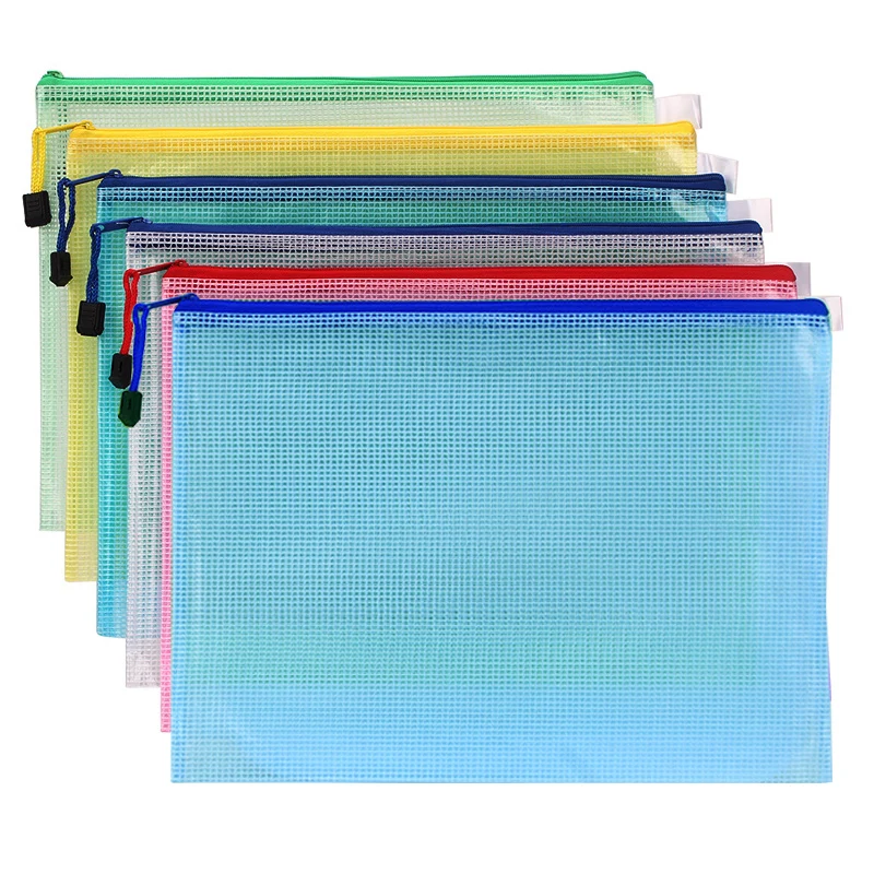 A4 A5 A6 Size Waterproof Document Bag File Card Pack Office School File ...