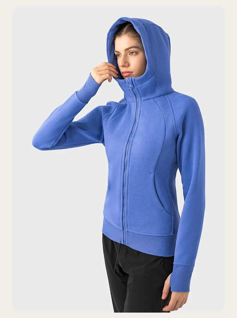 Women’s Solid Long Sleeve Sports Jacket – The Mountain EXP