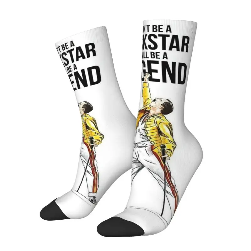 Kawaii Printing Freddie Mercury Rock Legend Socks for Men Women ...