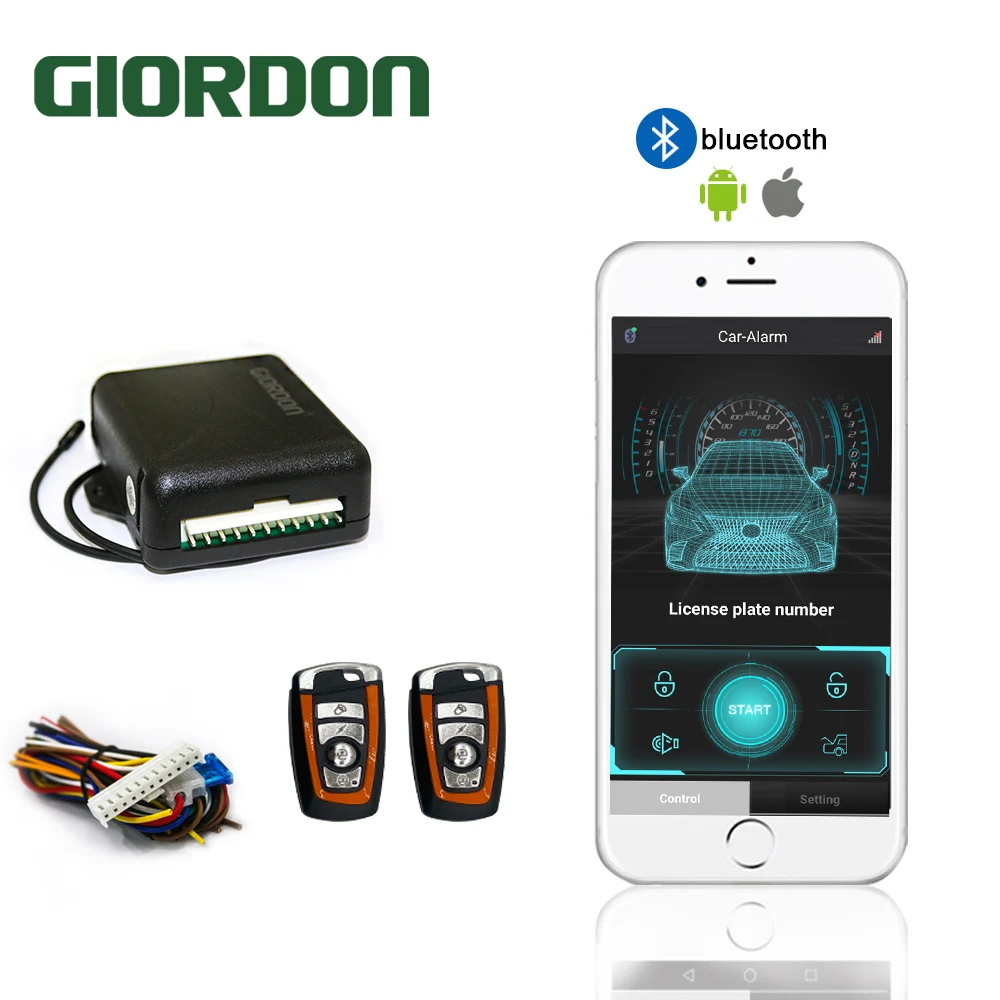 APP-Keyless-Entry-System-Car-Remote-control-with-battery-Central ...