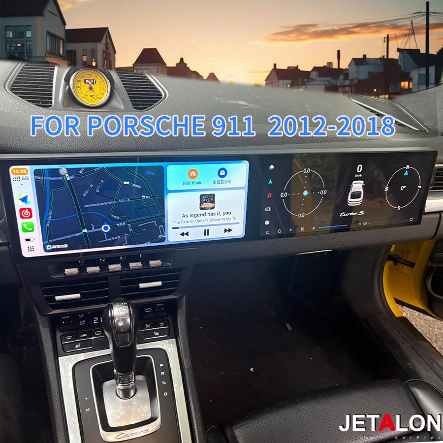 Dual Touch 3K Smart Screen Android15 Upgrade Multimedia For Porsche 911 ...