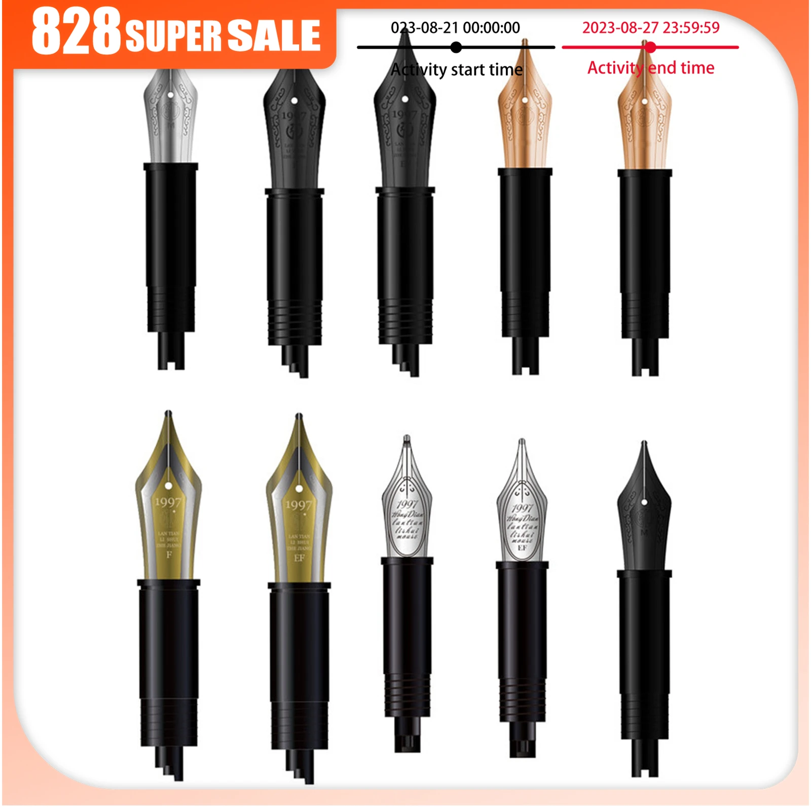 HongDian Nib F/EF/B Nib For Fountain-Pen Pens Replacement Nib Nibs ...