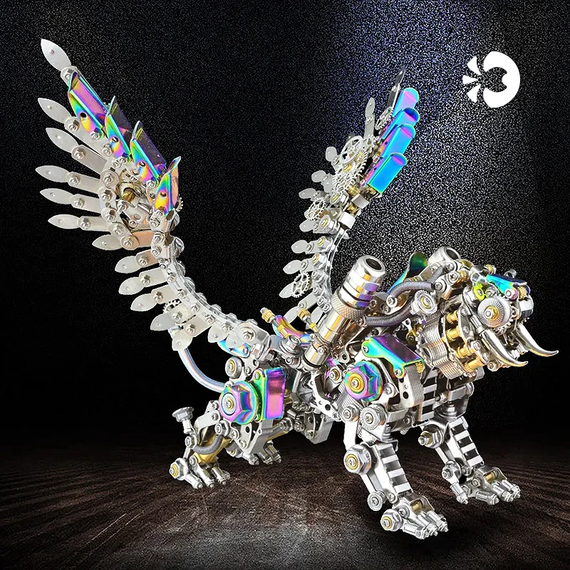 3D-DIY-Metal-Assembly-Smilodon-Tiger-Model-Kit-Mechanical-Animal-Puzzle ...