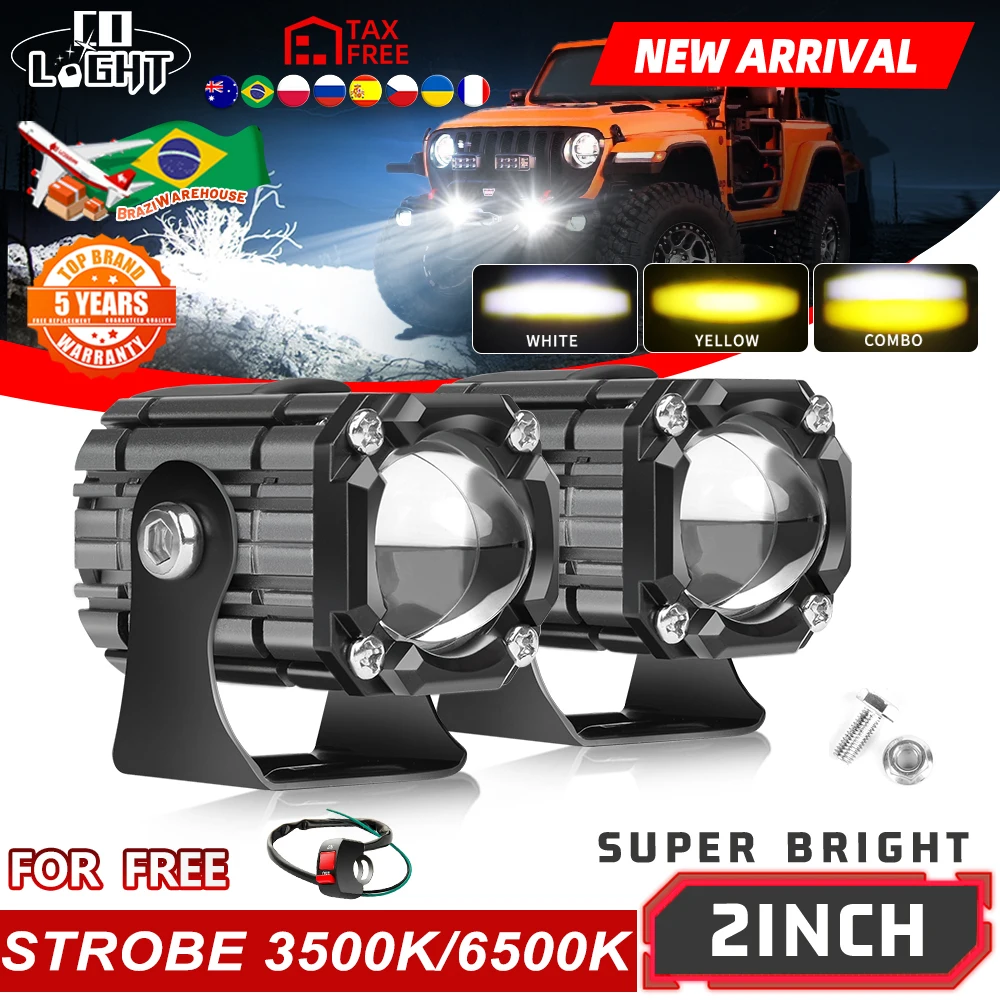 CO-LIGHT-LED-Fog-Lamp-Driving-Daytime-Off-road-Led-Work-Light-Flashing ...