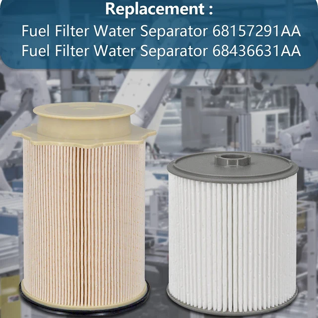 6.7 Cummins Fuel Filter 68436631AA - Fuel/Water Separator Filter Kit ...