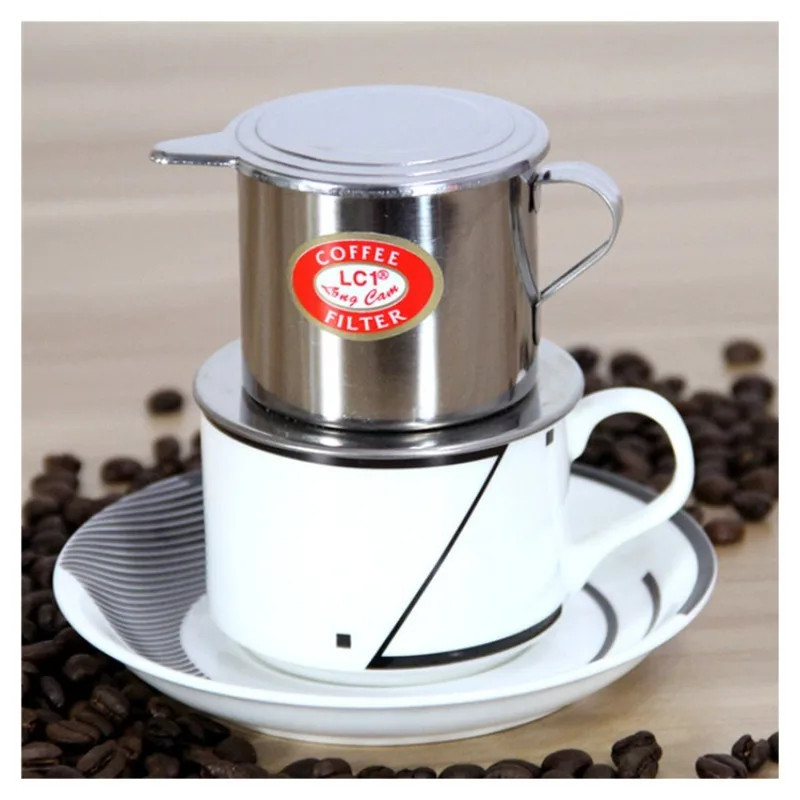 50-100ml-Stainless-Steel-Vietnamese-Coffee-Pot-Coffee-Filter-free ...