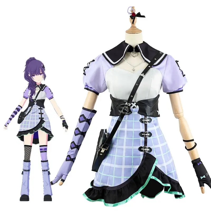 Proyecto-Sekai-colorido-para-escenario-Vestido-de-Cosplay-de-Asahina ...