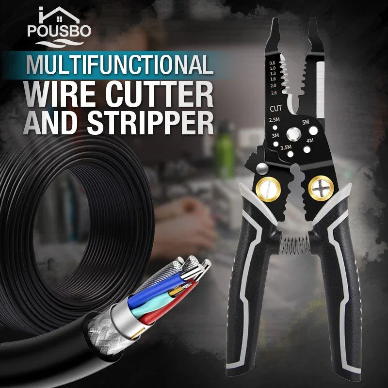 Wire Stripper Iron Copper Wire Cutter Cable Cutter Wire Crimping Pliers ...