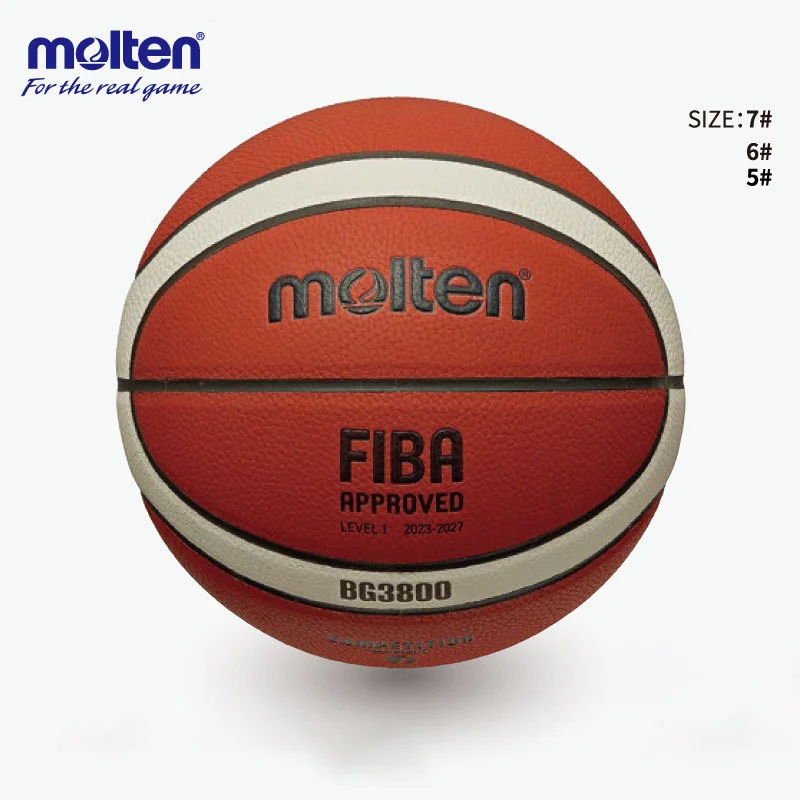Molten Basketball Balls Official Size 7/6/5 Soft Wear-resistant PU ...