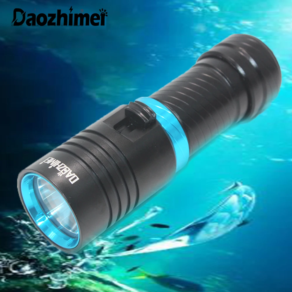 Waterproof-IPX8-Diving-Flashlight-L2-LED-Scuba-Diver-Diving-Light-100M ...
