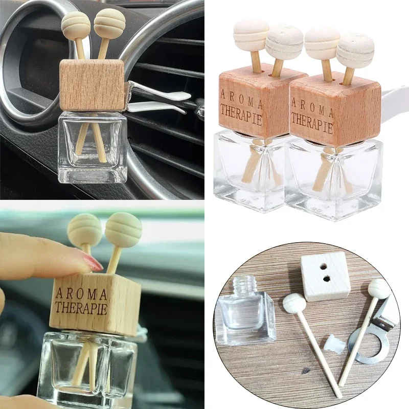 1PC Car Ornament Air Conditioner Perfume Empty Bottle Indoor Cute ...