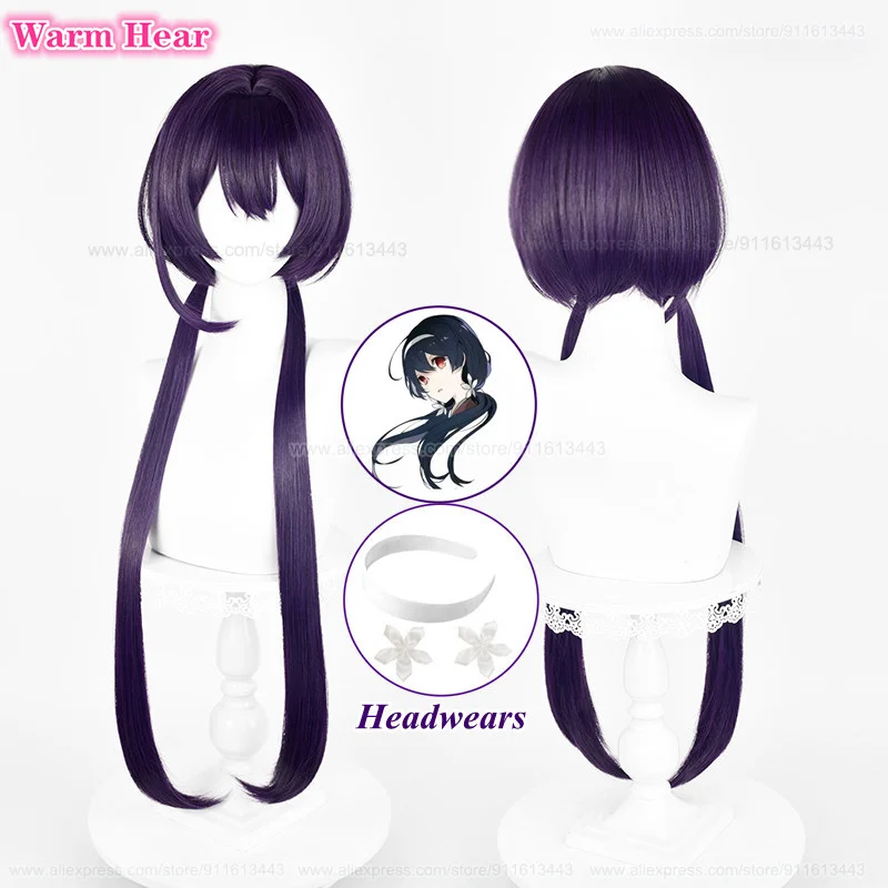 Izumi-Kyouka-Synthetic-Wig-Anime-Cos-90cm-Long-Purple-Double-Ponytails ...