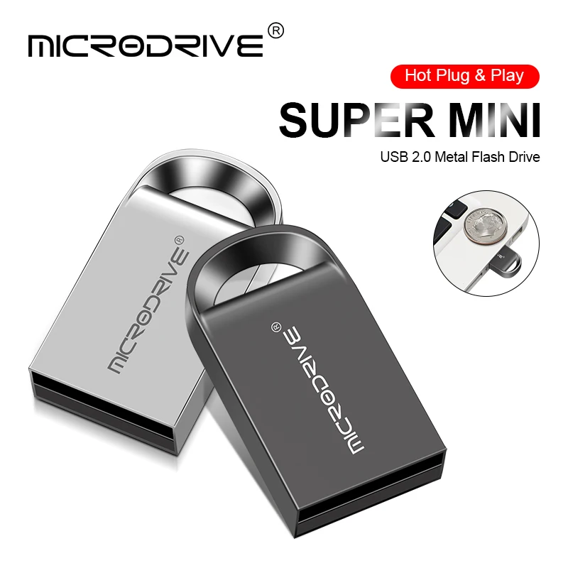 Mini-Metal-USB-Flash-Drive-Pen-Drive-Memory-Stick-Alta-Velocidade ...