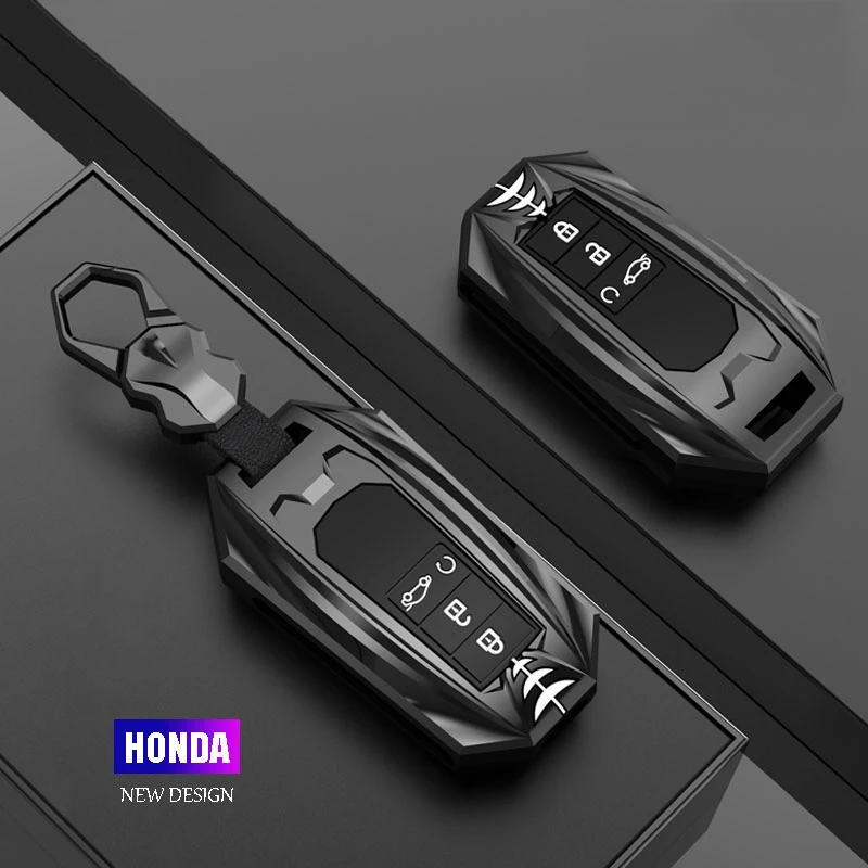 HONDA Car Key Case Cover Holder For Civic Accord Jazz City Vezel CRV ...