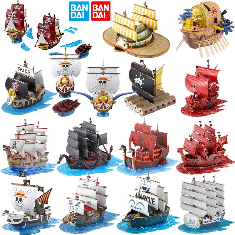 Bandai-Genuine-One-Piece-Pirate-Ship-Merry-Thousand-Sunny-Enel-Ark ...