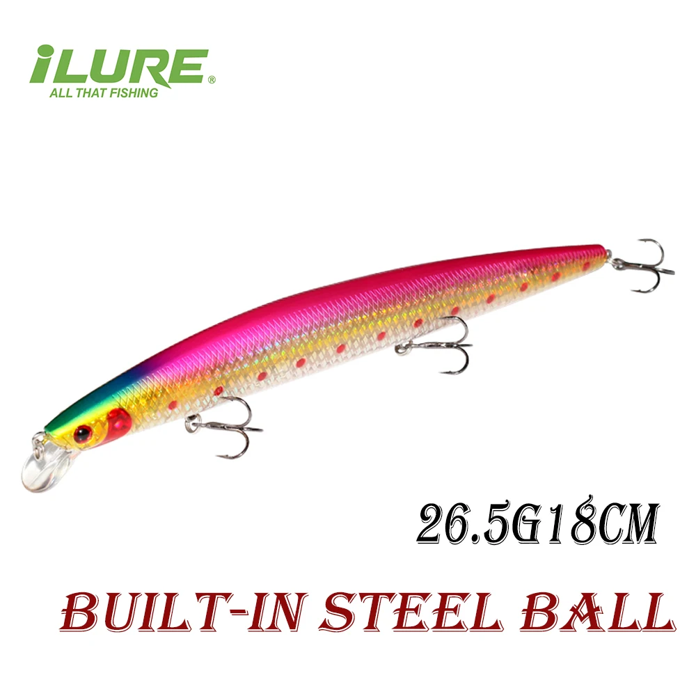 ILURE-18cm-Fishing-Lure-Floating-Minnow-Artificial-Lures-Wobblers-For ...