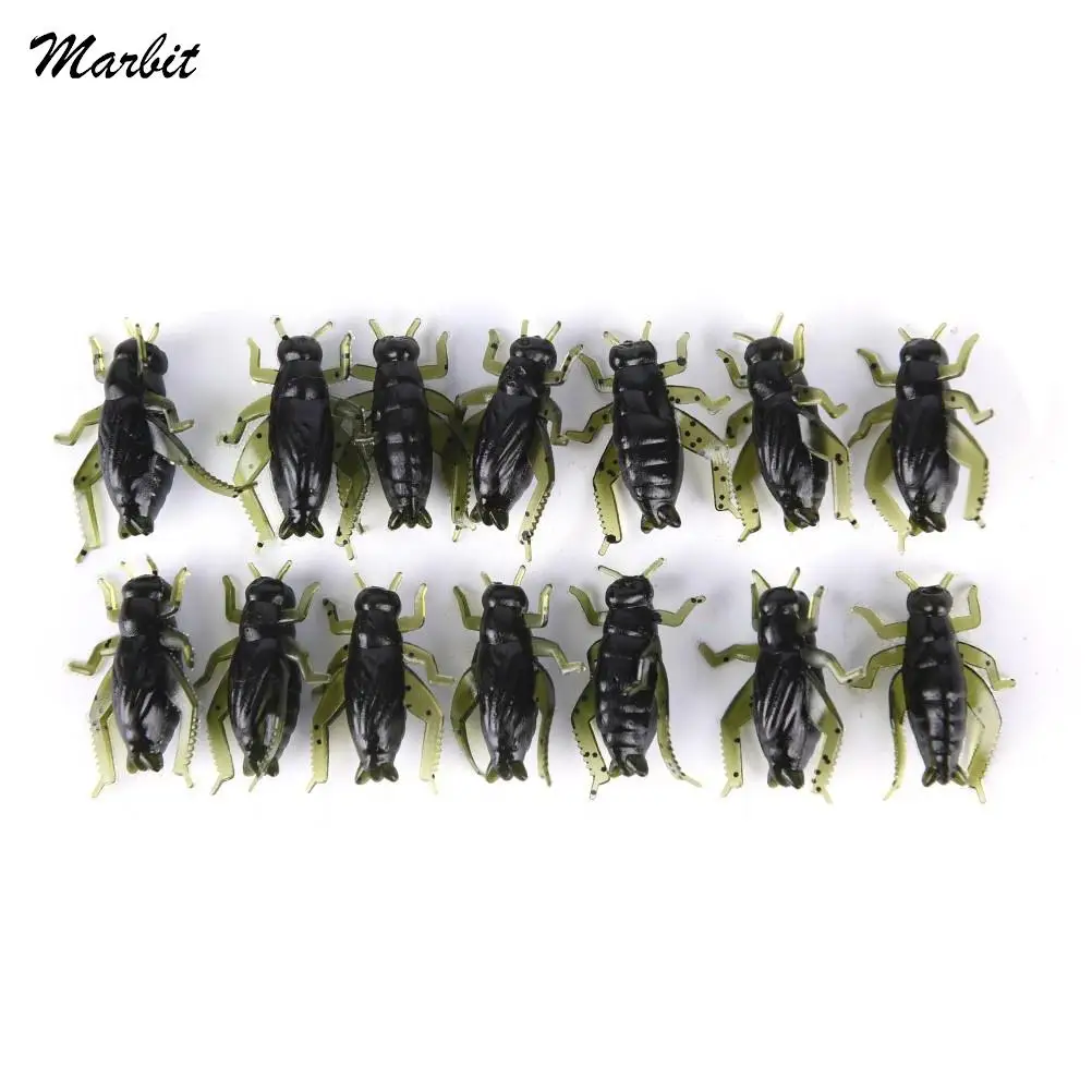 20pcs/lot Artificial Soft Cricket Fishing Lures Insect Bait Pesca ...