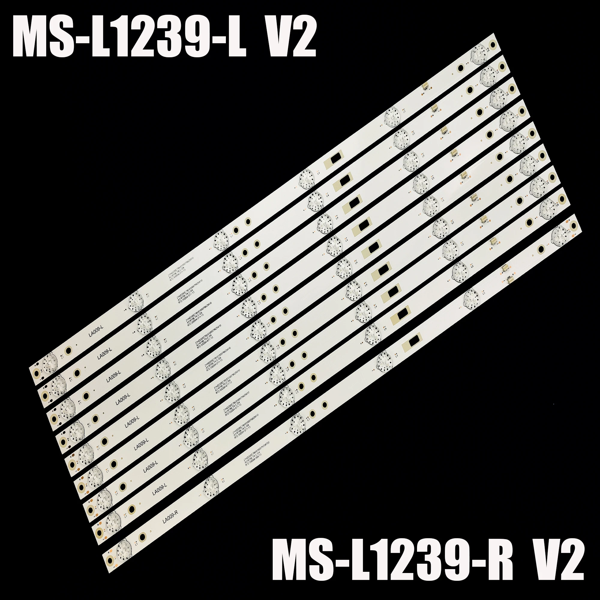 5Set LED Backlight Strips For JVC LT-55N776 AKTV CTV5584-UHD-SMART ...