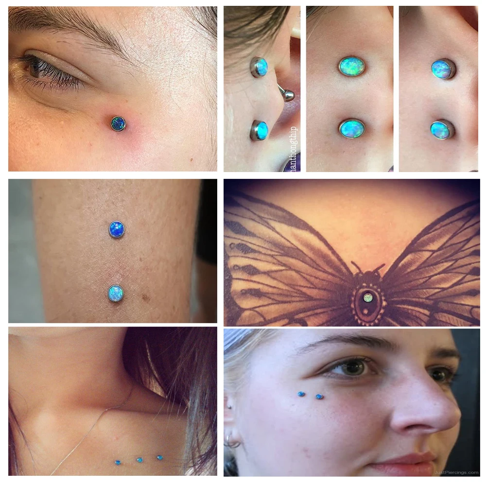 Dermal Tragus Piercing