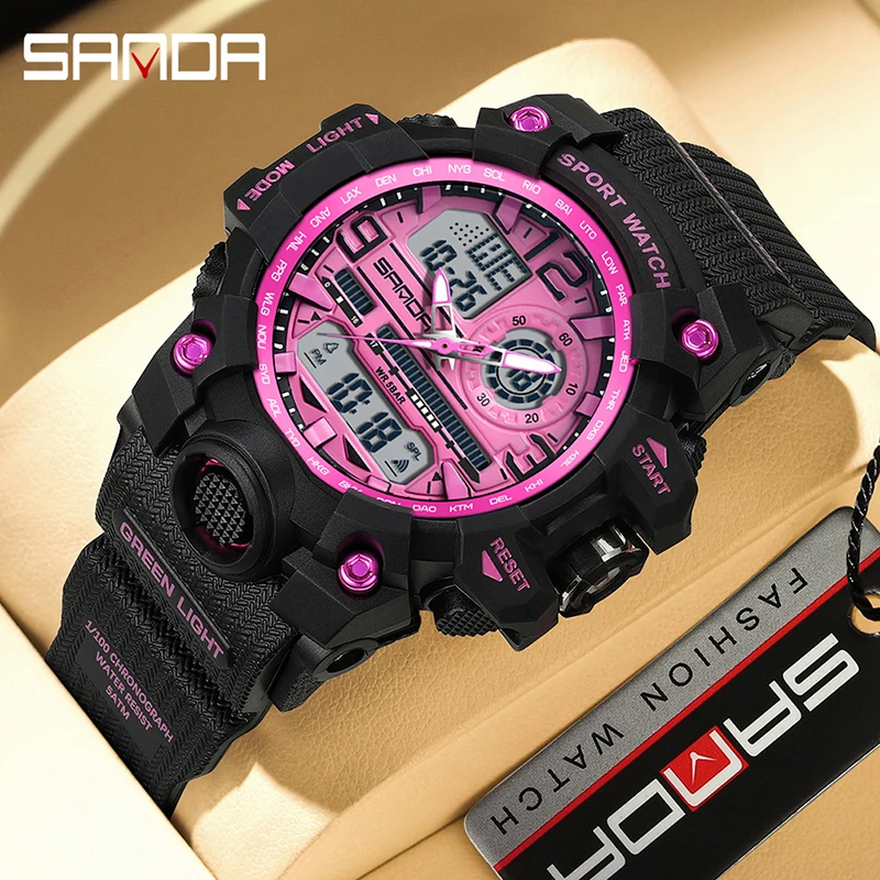 SANDA-G-Style-Digital-Watch-Women-Boys-Girl-Children-Sport-Waterproof ...