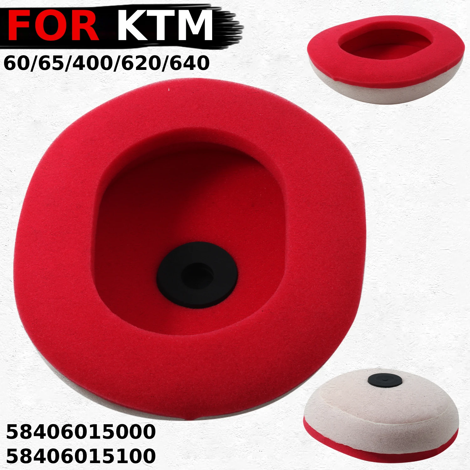 Motorcycle Air Filter For KTM 60 65 400 620 625 640 SX END EGS E LC4 R ...