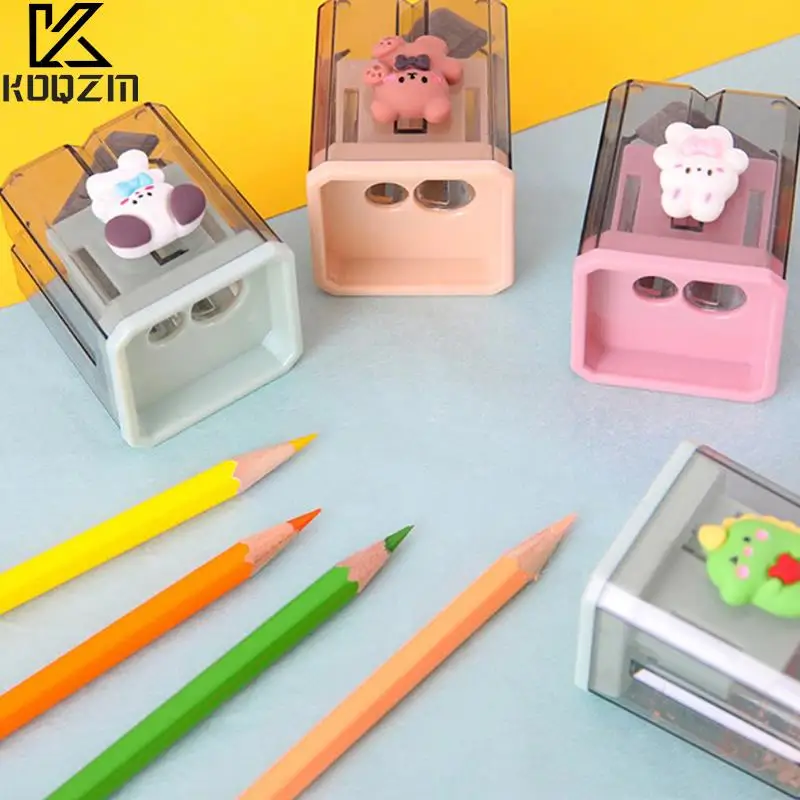 Mini-niedlichen-Cartoon-Zwei-Loch-Anspitzer-Bleistift-Kawaii ...