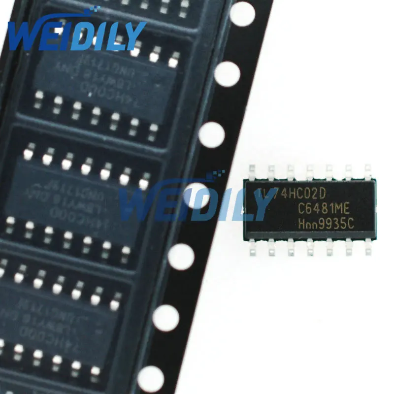 10 piezas 74HC02D SOP14 74HC02 SOP SN74HC02DR SN72HC02 SMD SOP 14 nuevo|Circuitos integrados ...