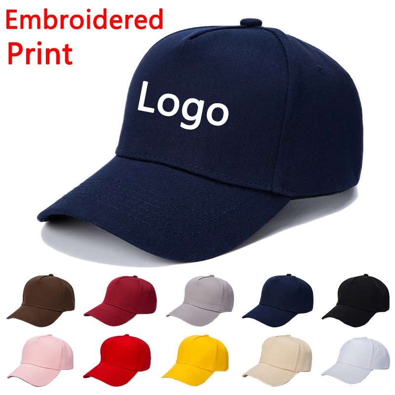 Custom-Baseball-Cap-Print-Logo-Text-Photo-Embroidered-Casual-Solid ...