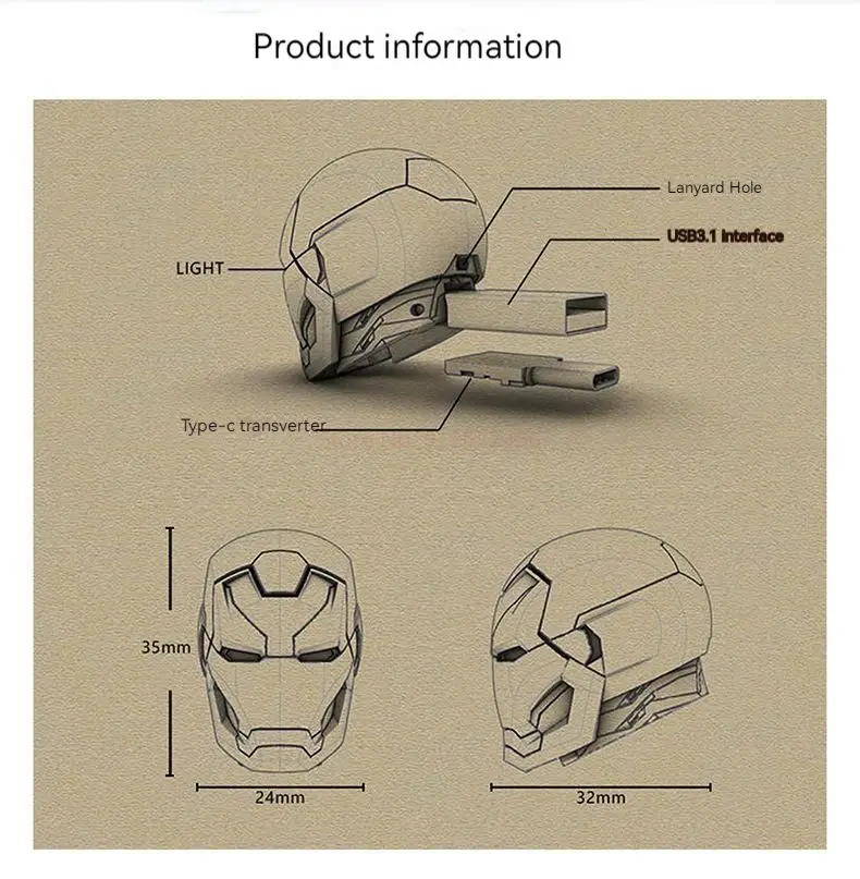Iron Man Helmet Diagram