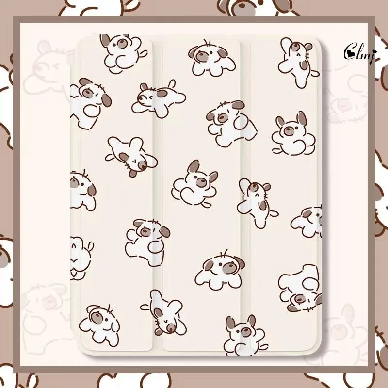 Clmj-Cute-Dog-Cartoon-Animal-iPad-Case-Apple-Tablet-Case-For-iPad-6th ...
