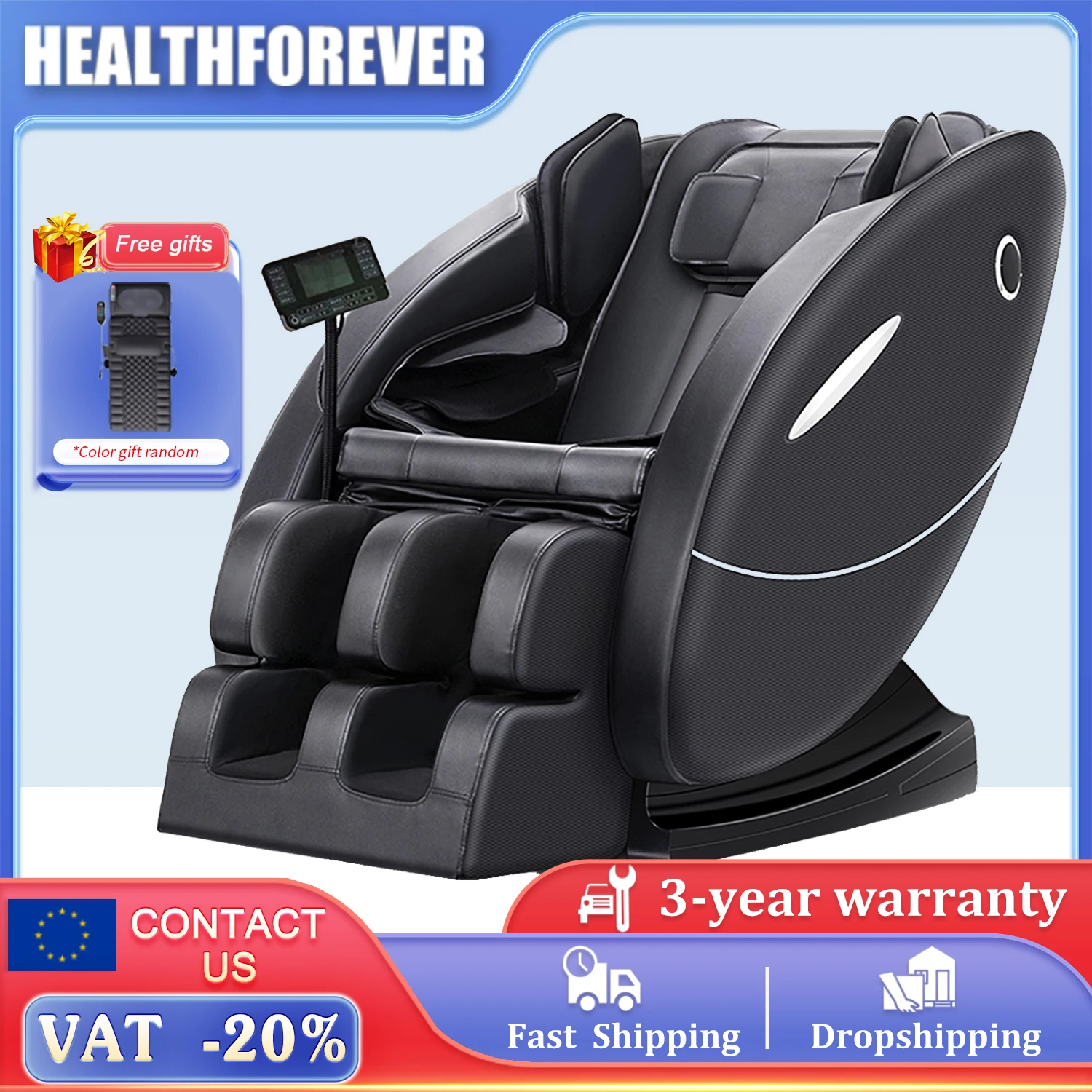 Electric-Heating-Body-Care-Foot-Massage-Zero-Gravity-Full-Body ...