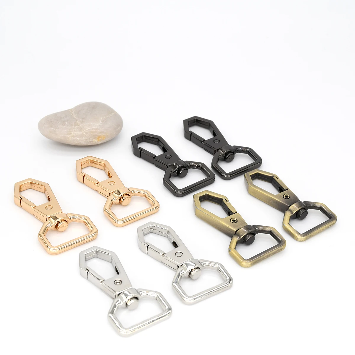 1piece 19mm Alloy Snap Hook Swivel Eye Trigger Spring Clasps Leather ...