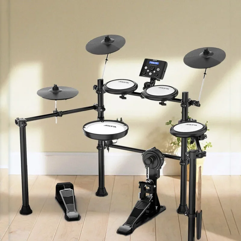 Professional-Electronic-Drums-Adults-Set-Portable-Digital-Drums-System ...