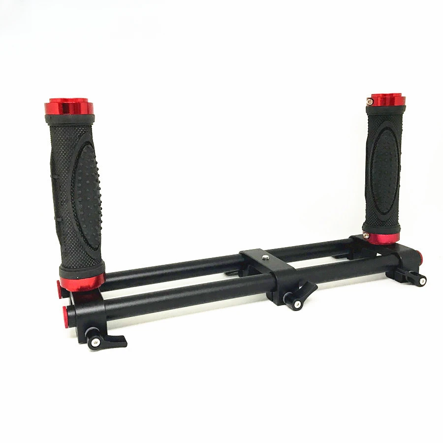 Camera-Dual-Grip-Handheld-Extended-Handle-Gimbal-Stabilizer-Cage-Rig ...