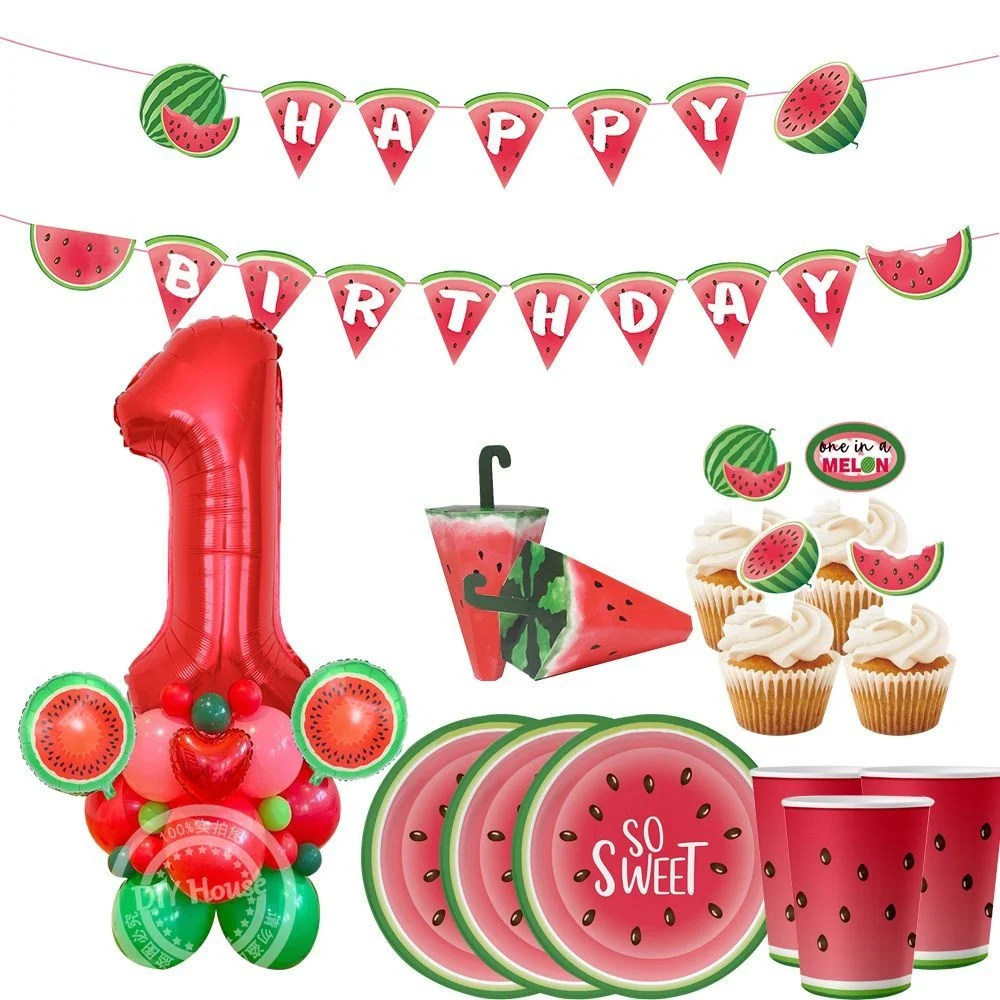Watermelon Birthday Decorations