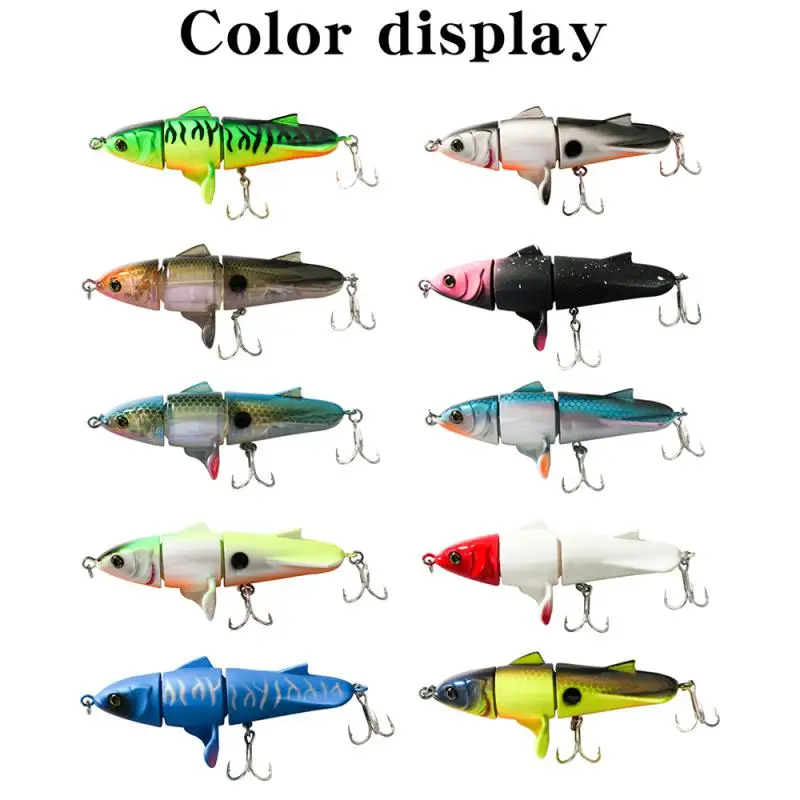 Luya-Bionic-Baits-Fishing-Bait-New-Three-section-Propeller-Surface ...