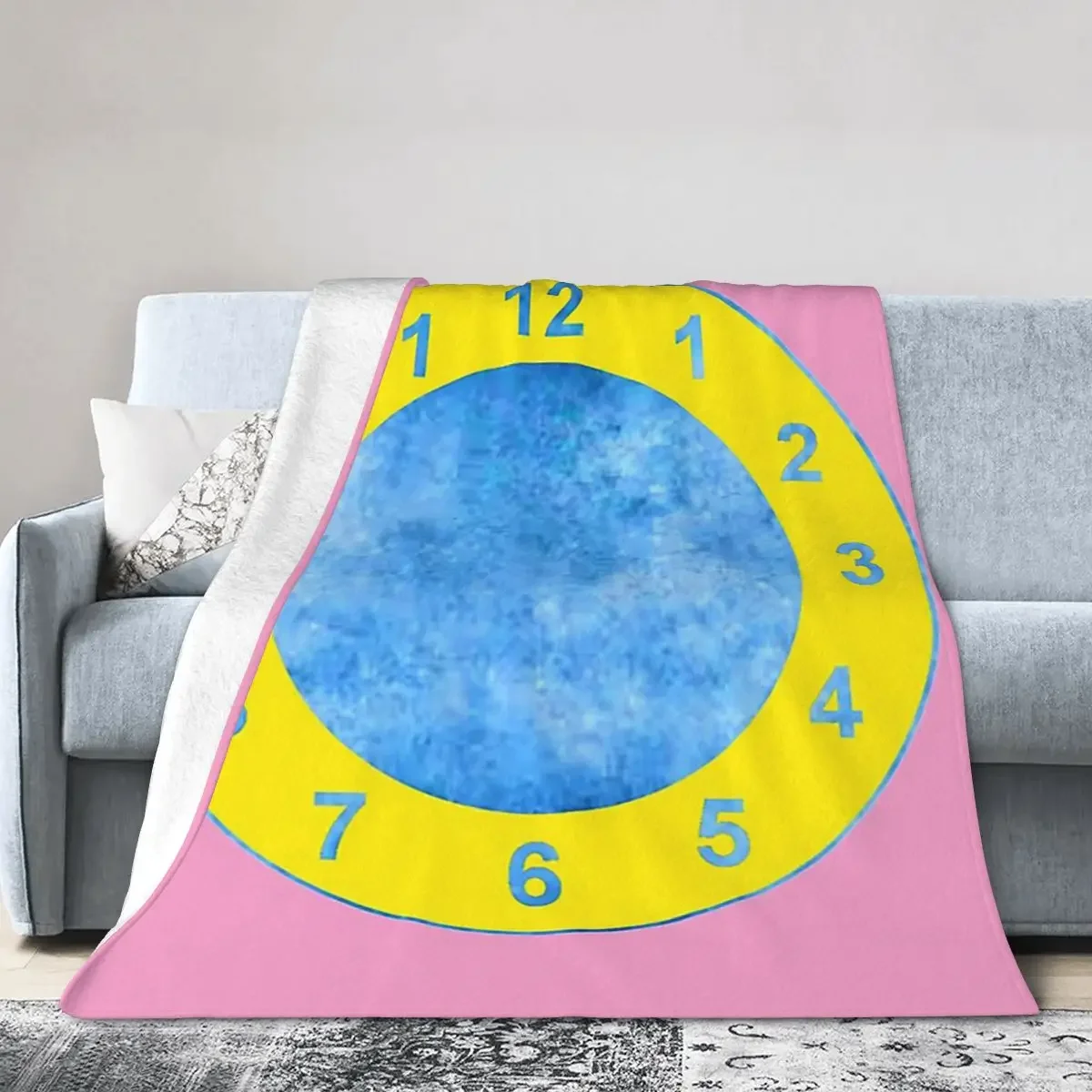 Clock-Rug-The-Big-Comfy-Couch-Blankets-Soft-Warm-Flannel-Throw-Blanket ...