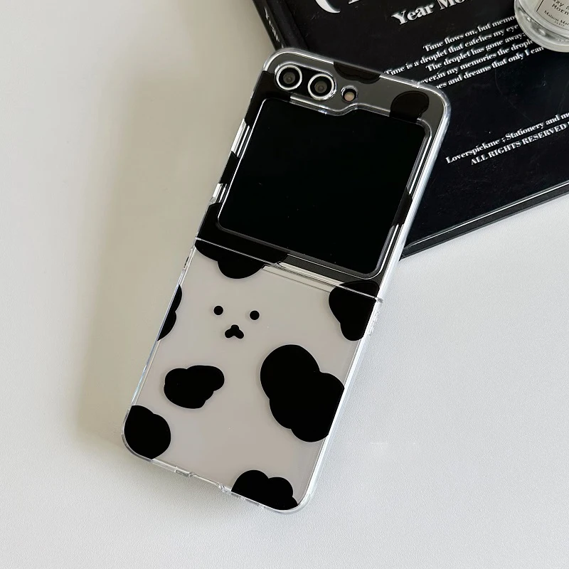 INS-Simple-Personality-Milk-Pattern-Folding-Phone-Case-For-Samsung ...
