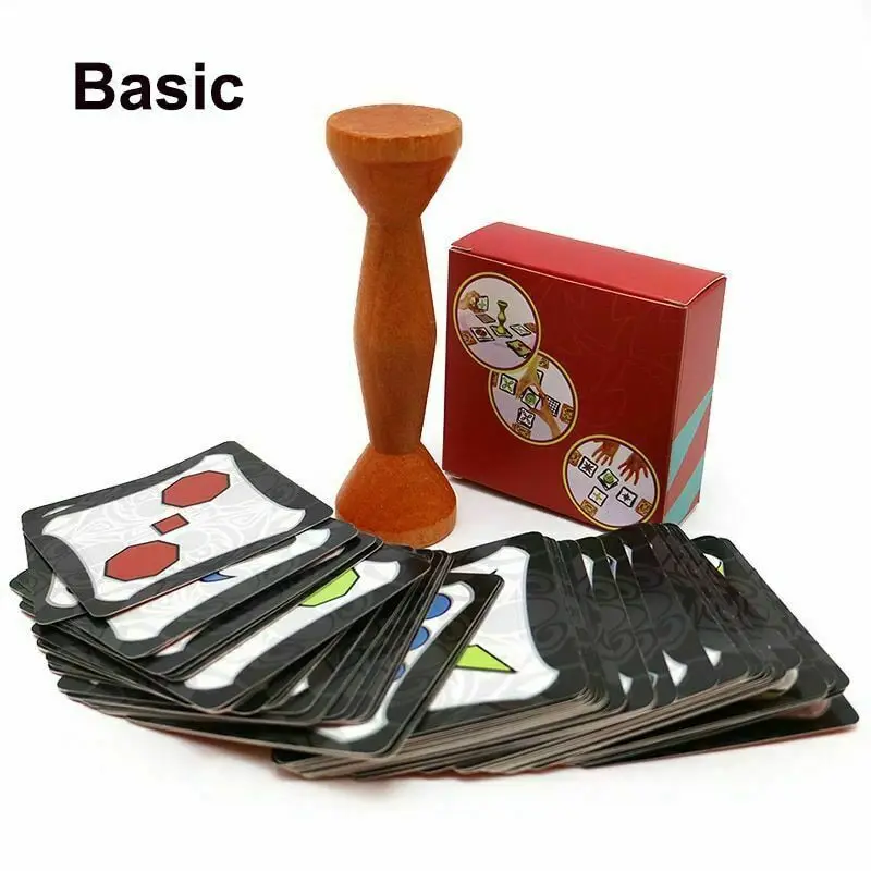 Jungle-Board-Game-Brown-Wood-Token-Family-Party-Fun-Run-Fast-Pair-Cards ...