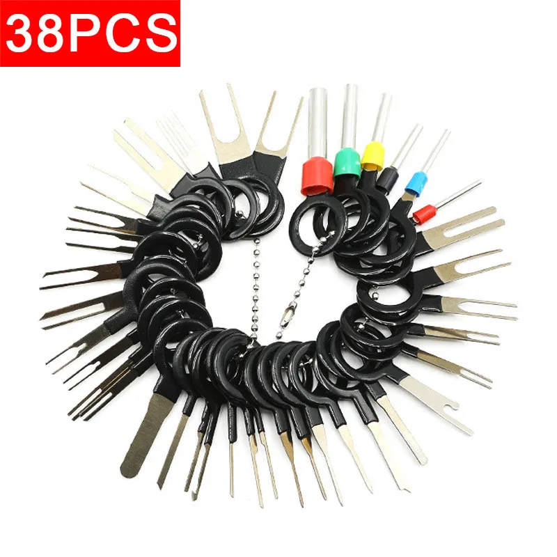 38pcs/lot Terminal Extractor 38-Piece Disassembly Automotive Wiring ...