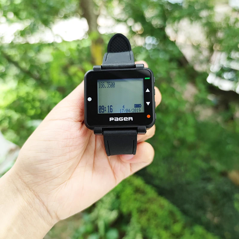 GP2015W Pagers Beepers Pocsag Wrist Watch Receiver Pager Build In ...