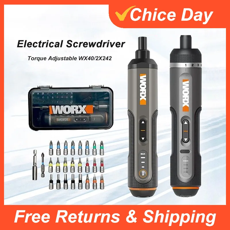 Youpin-Worx-4V-Mini-Electrical-Screwdriver-Set-WX242-Smart-Cordless ...