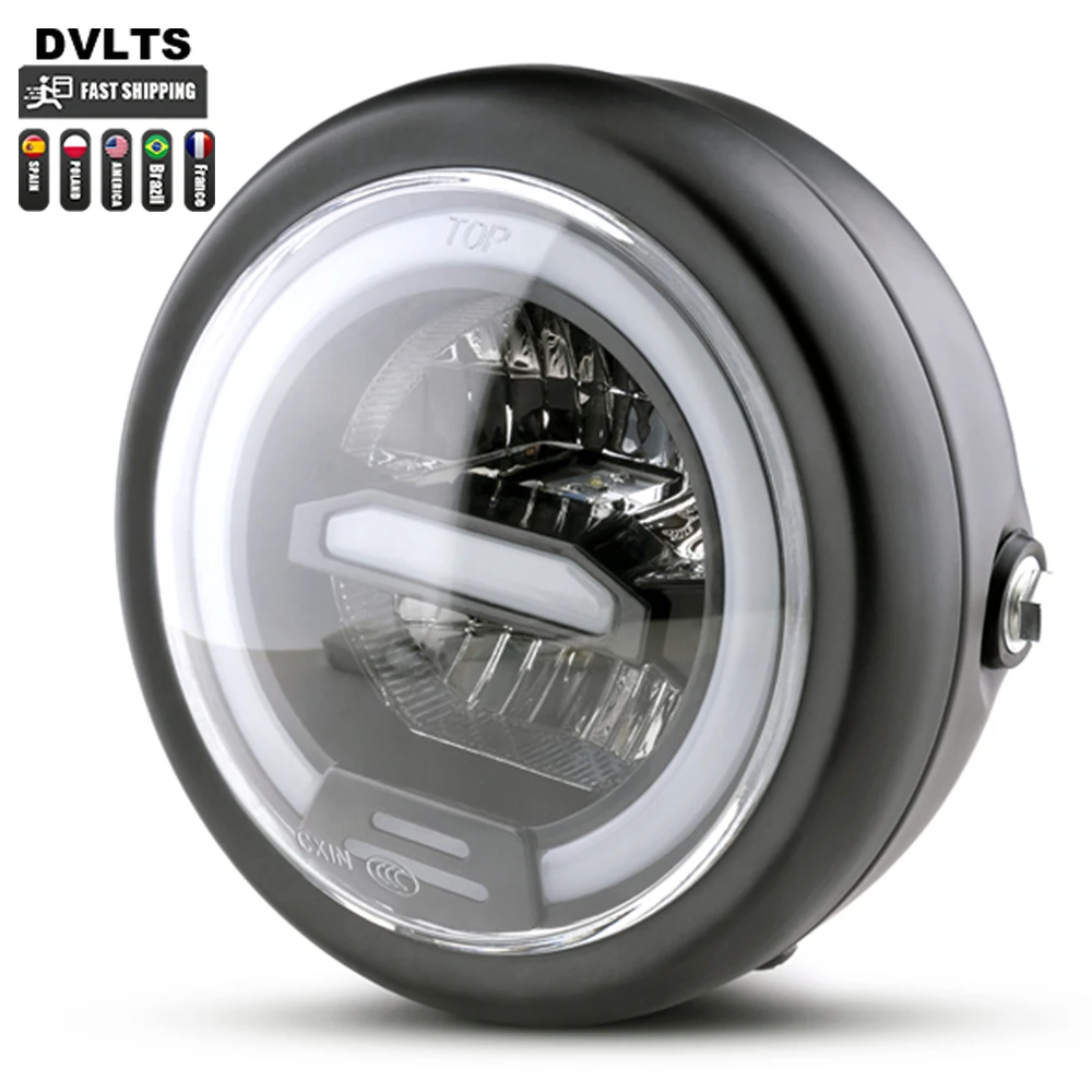 6-5-Inch-Motorcycle-Led-Headlight-Universal-6-5-Round-Head-Light-for ...