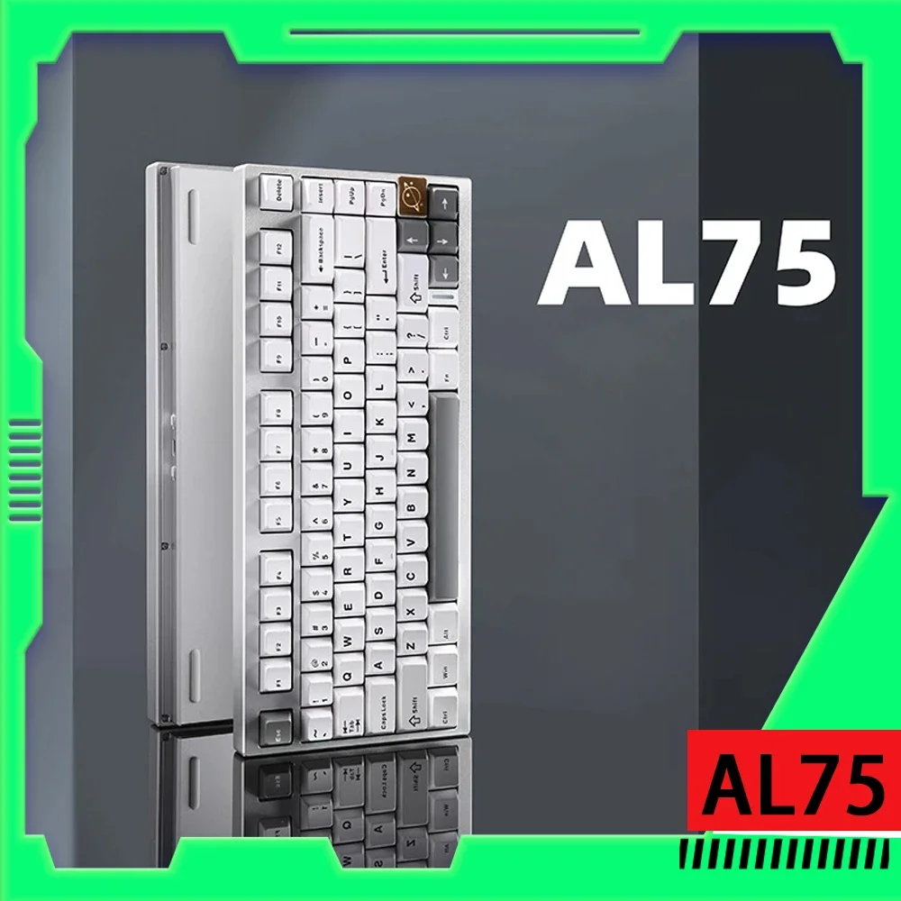 YUNZII-Al75-Mechanical-Keyboard-Tri-Mode-Rgb-Customization-Cnc ...