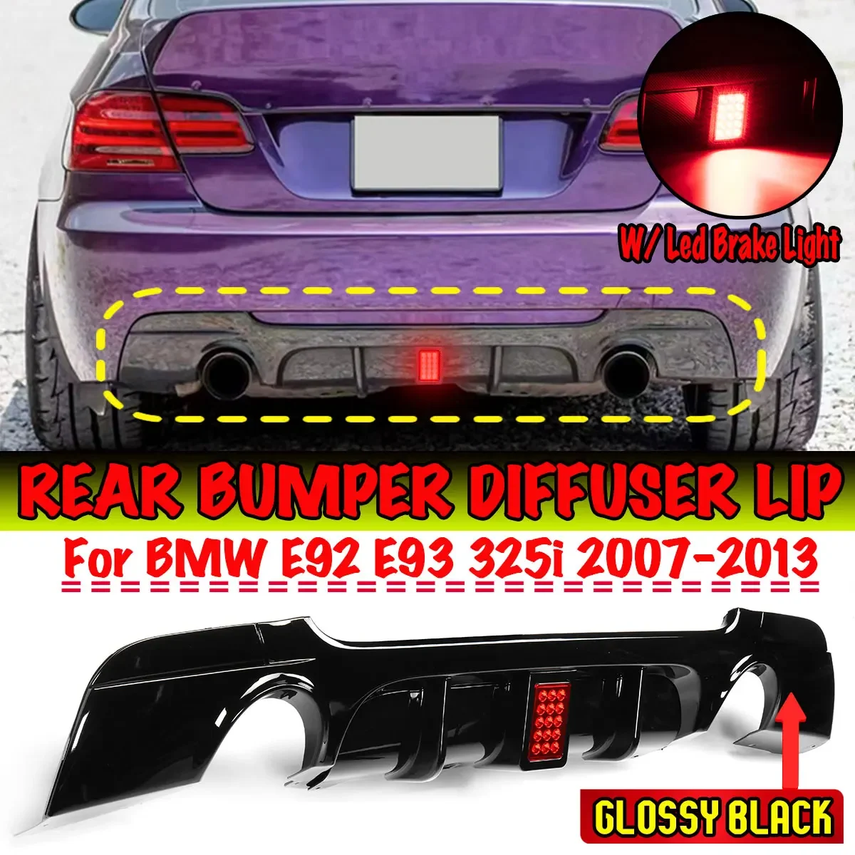 E93-Car-Rear-Bumper-Diffuser-Lip-w-LED-Brake-Light-For-BMW-E92-E93-325i-M.jpg